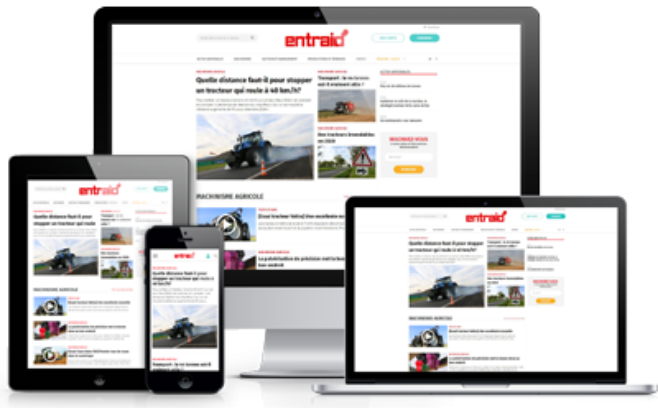 Nouveau site Entraid' : plus facile, plus rapide et des contenus exclusifs