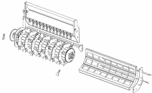 Une pailleuse polyvalente avec démêleur chez Agram - Entraid