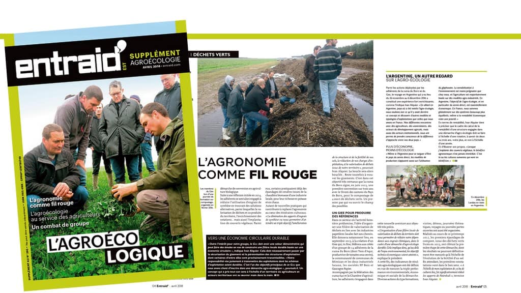 Agroécologie : demandez votre supplément Entraid' 2018