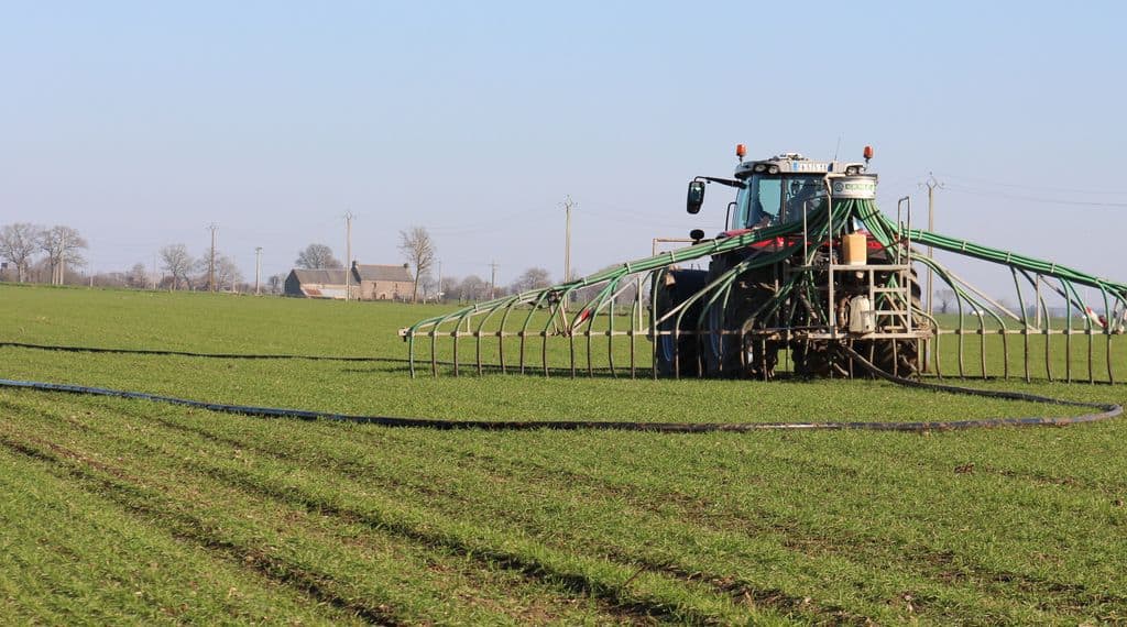 lisier épandu sur céréales, les équipements d'épandage adaptés - Entraid