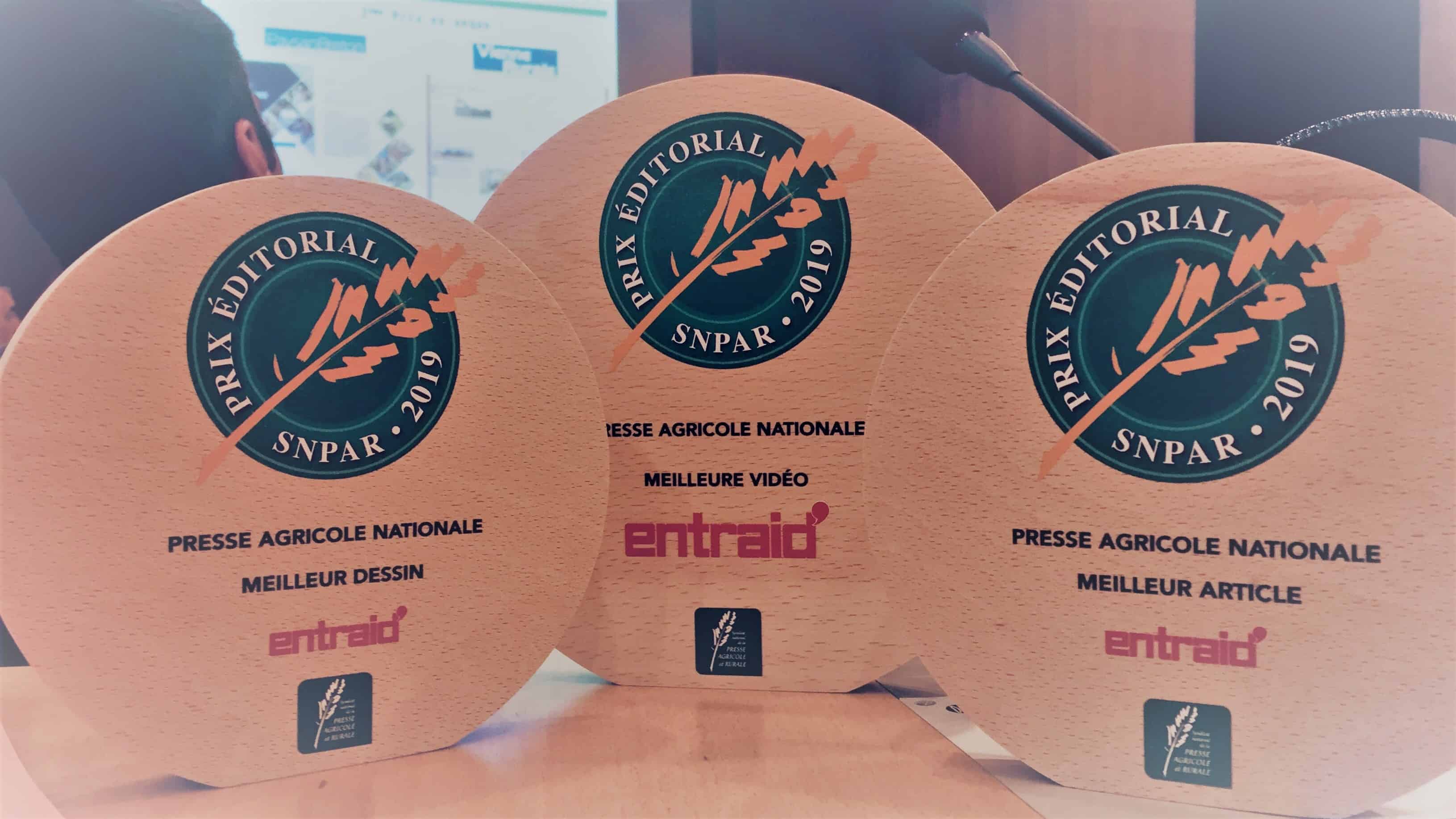 Trois prix pour le média Entraid en 2019 - Entraid