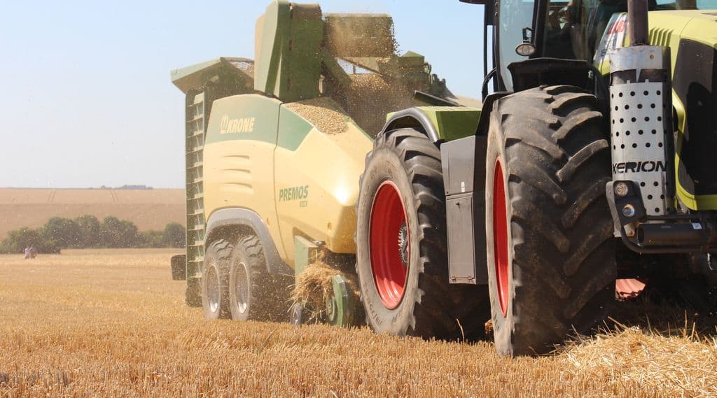 Krone Premos essais paille et fourrages - Entraid