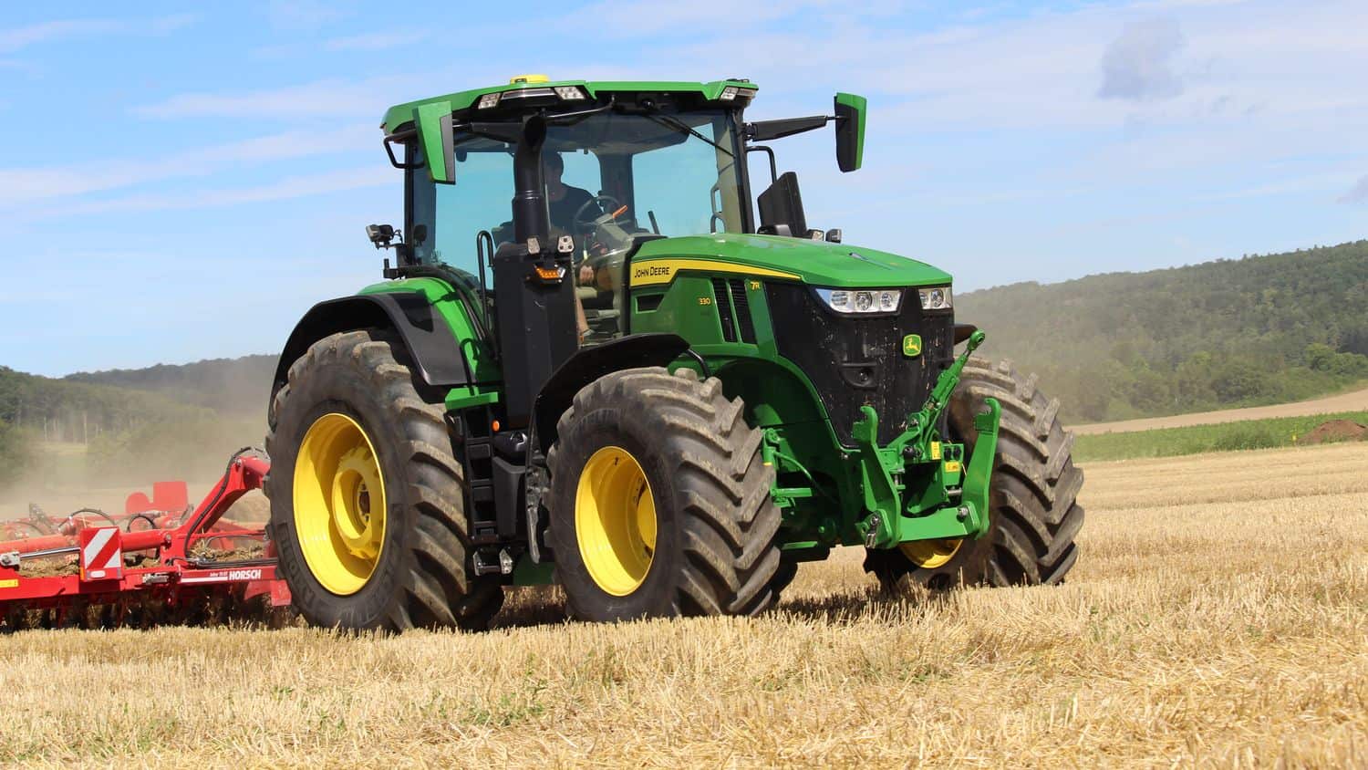 Essai tracteur John Deere 7R 330 Ultimate - Test drive 7R 330