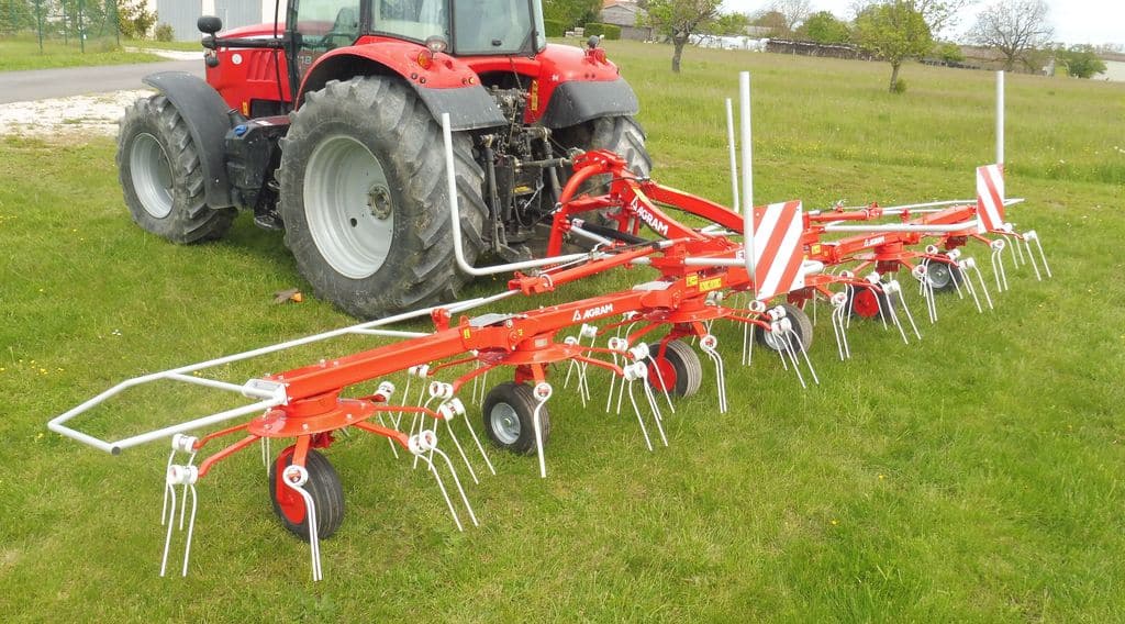 Faneuses portées Agram: 2 nouveaux modèles à 6 et 8 toupies