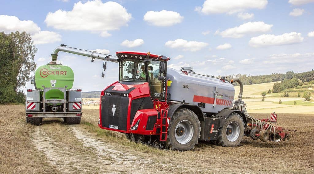frcuma AuRA: un automoteur d'épandage de lisier en démonstration