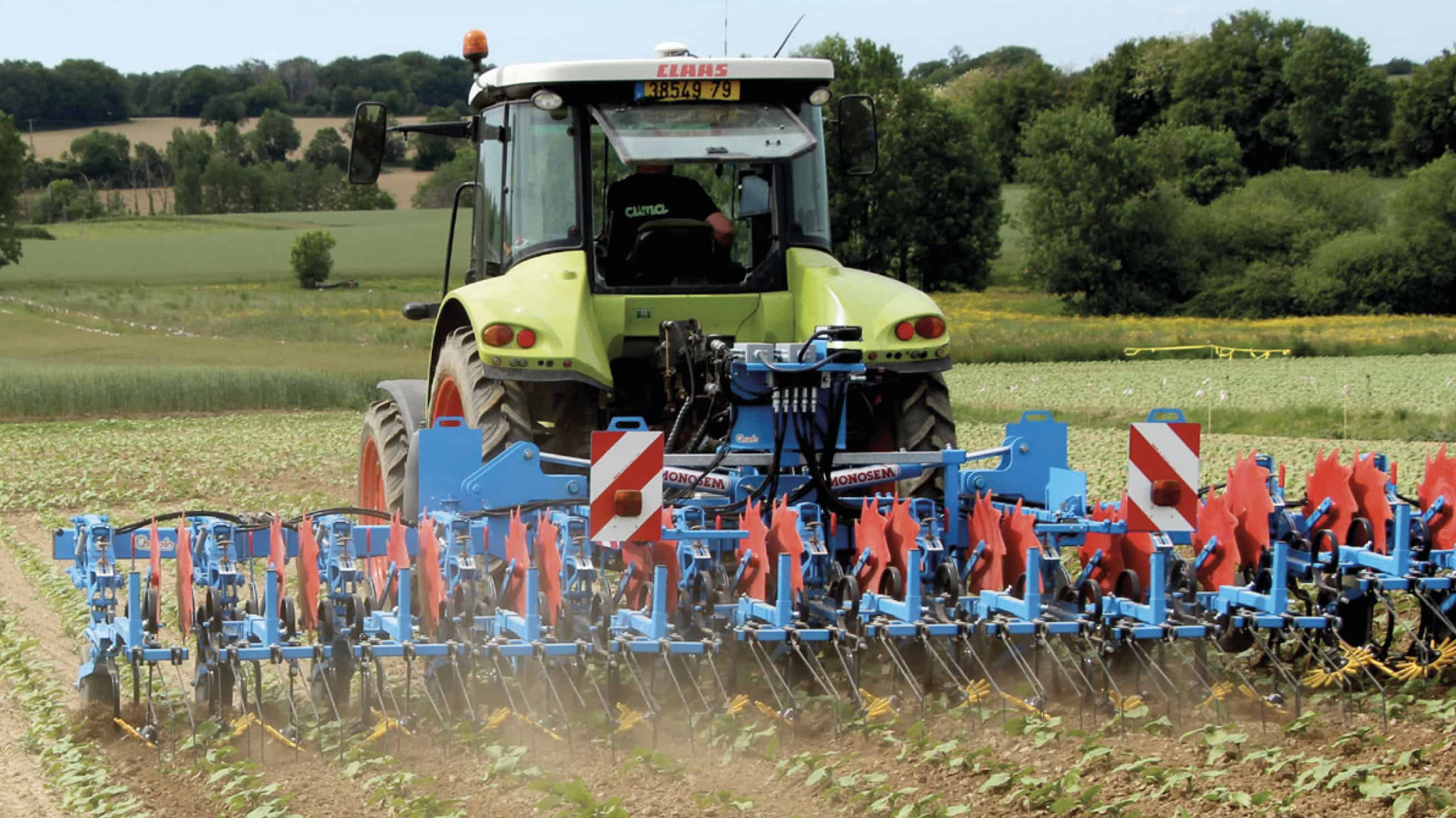 Guidage de la bineuse par la cartographie du semis