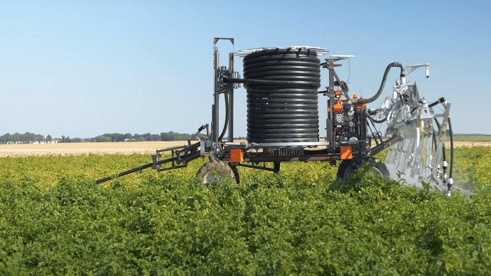 Robot d'irrigation pour légumes de plein champs Osiris Oscar