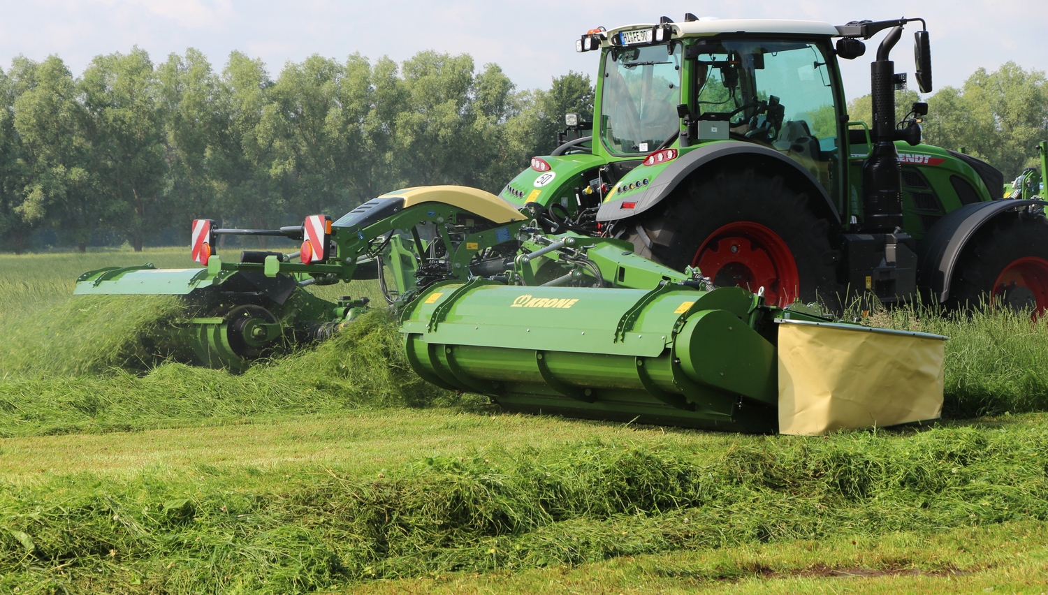 Les combinés de fauche et andaineur Krone pour 2024