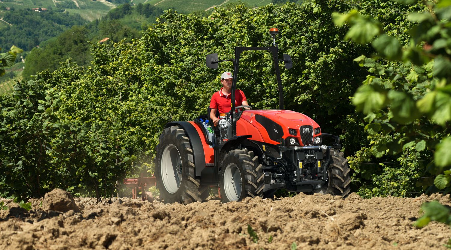 Tracteur Same Frutteto 2024 : pas de cabine mais technologique