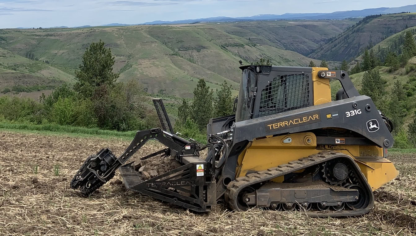 Ramasseuse de pierres TerraClear : caractéristiques et prix d'achat