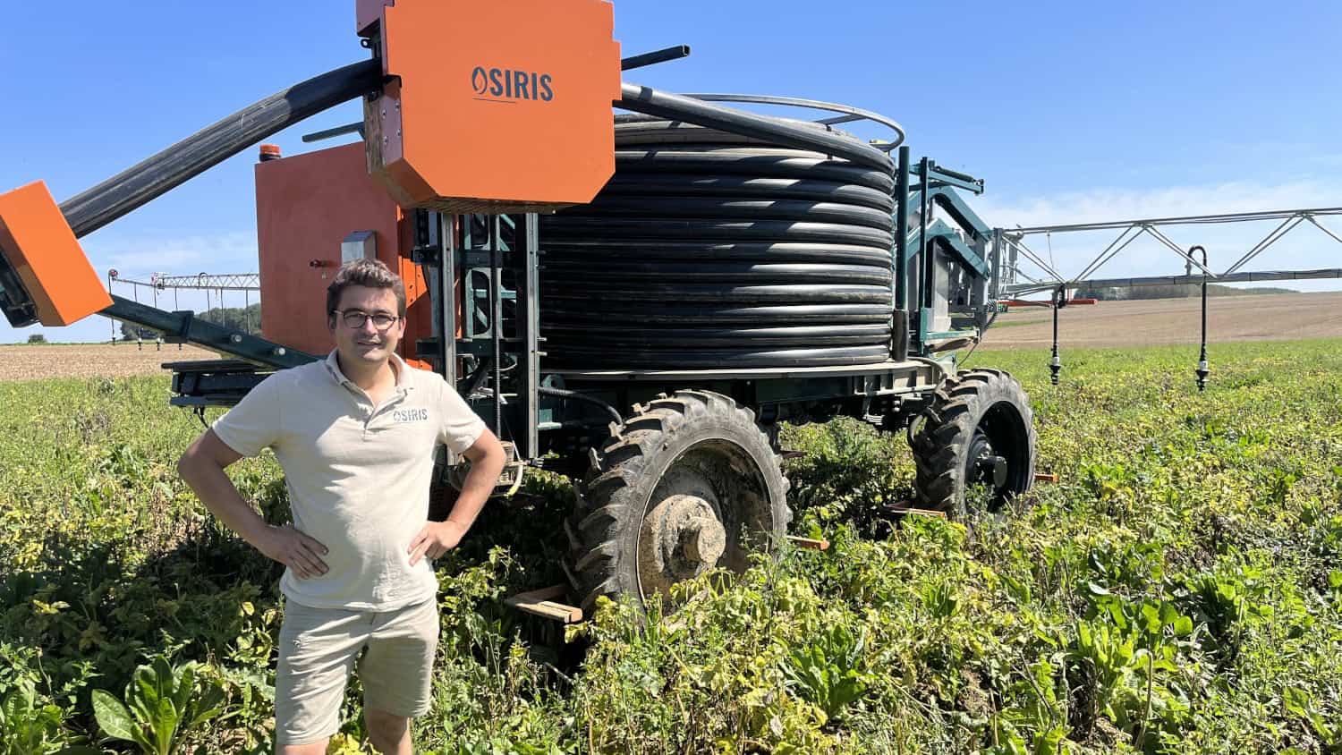 Robot d'irrigation Osiris : capacité, autonomie, fonctionnement