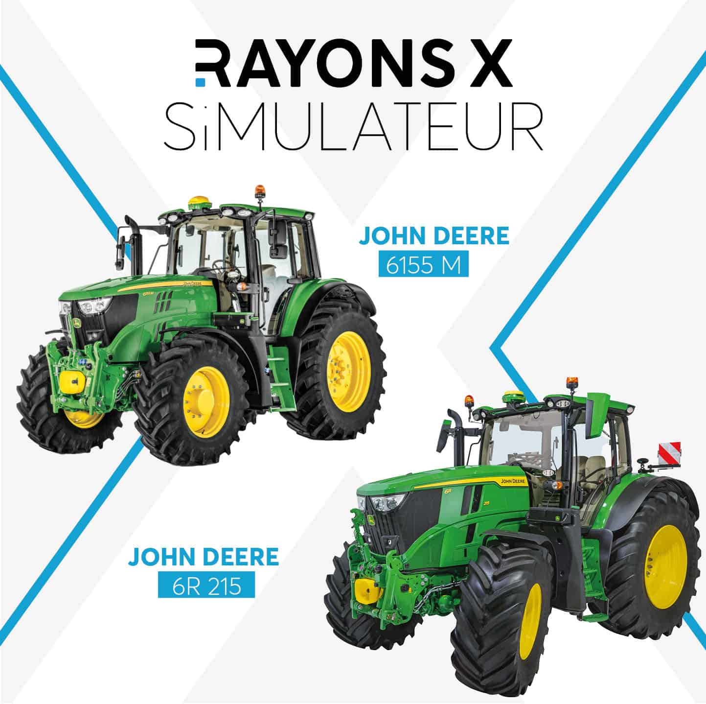 John Deere 6155 M et John Deere 6R 215 : lequel choisir